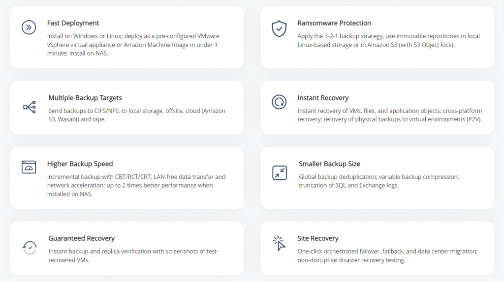 Những tính năng nổi bật mới của Nakivo Backup & Replication version v10 ...