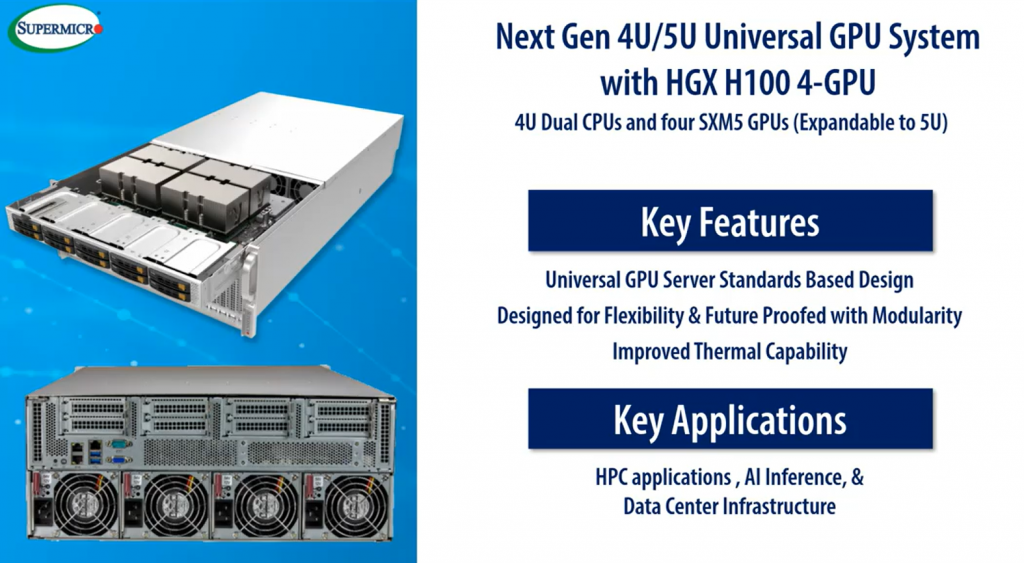 Tăng Tốc AI và HPC mạnh mẽ với giải pháp Supermicro và GPU Nvidia® H100 ...