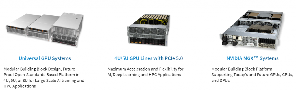 Máy chủ Supermicro và GPU của NVIDIA: Sự kết hợp hướng tới tối ưu hóa ...