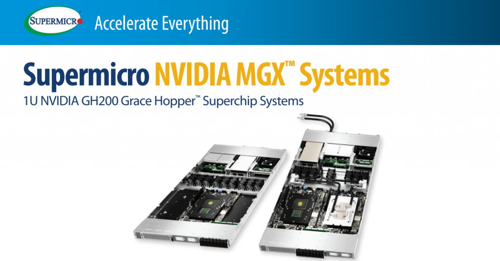 Supermicro NVIDIA MGX Systems: Hiệu suất AI tối đa từ GPU NVIDIA GH200 ...