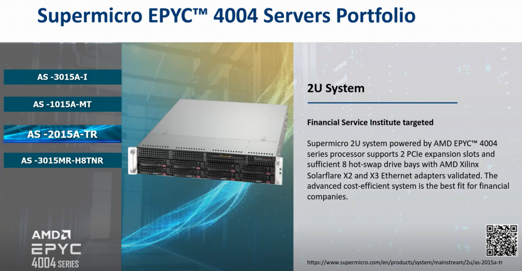 Máy chủ Supermicro với bộ vi xử lý AMD EPYC 4004 mới: Hiệu quả cao, chi ...