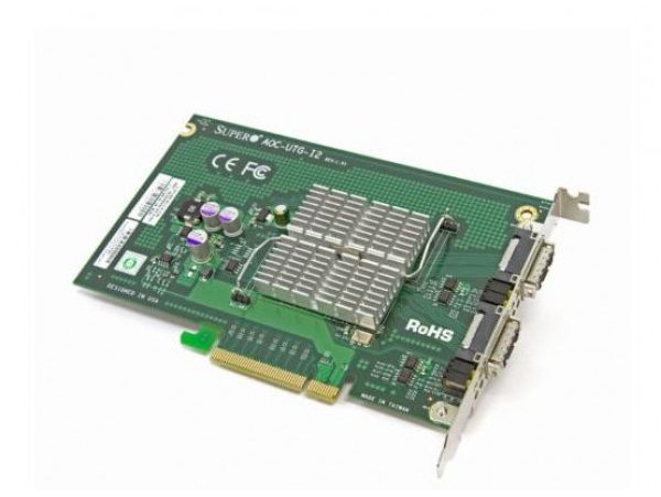 Supermicro AOC-UTG-I2 / 2-port 10G InfiniBand UIO NIC Card ...
