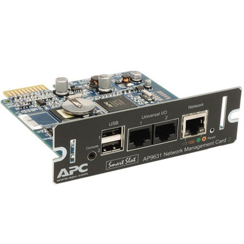APC UPS Network Management Card 2 with Environmental Monitoring, AP9631 ...