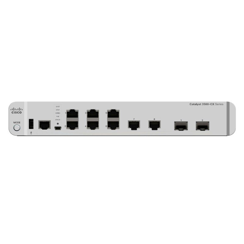 Cisco Catalyst 3560-CX 8 Port PoE IP Base, WS-C3560CX-8PC-S ...